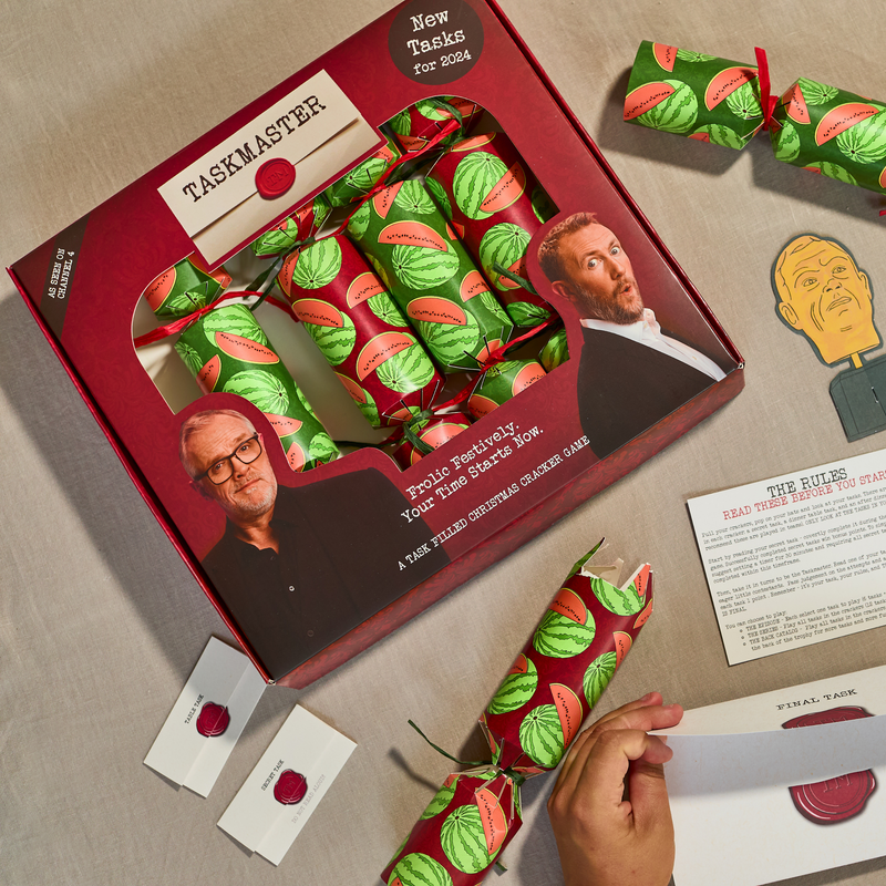 Taskmaster 2024 Christmas Crackers (Set of 6) - Brand New - Taskmasterstore